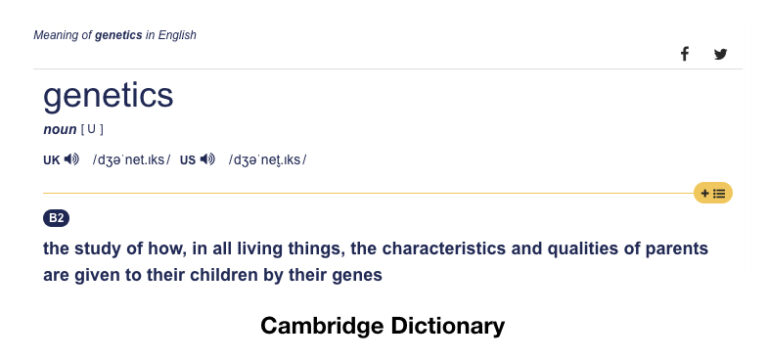 Definition Of Genetics And Related Terminologies – Genetic Education