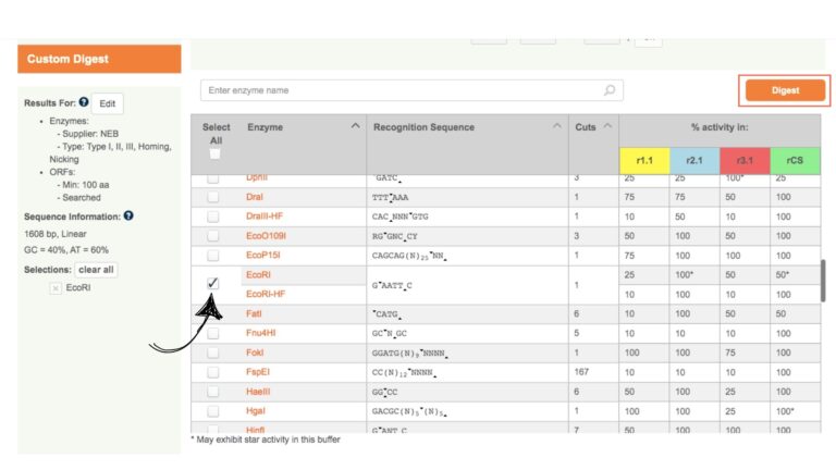 How To Choose A Restriction Enzyme?- Step-by-step Demonstration ...